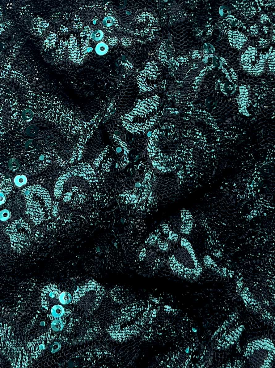 Green Lace Thong with Black Elastic Waistband – SOULER